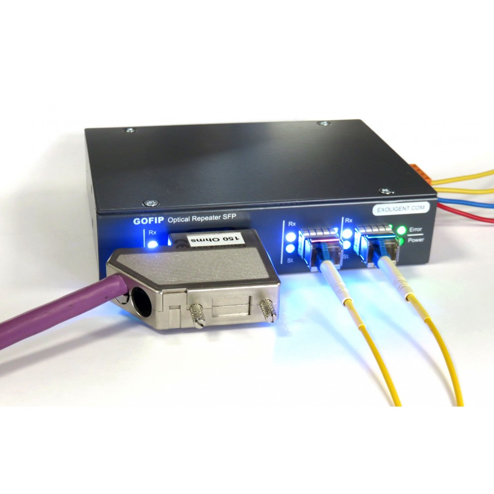 Optical repeater for FIP WorldFIP