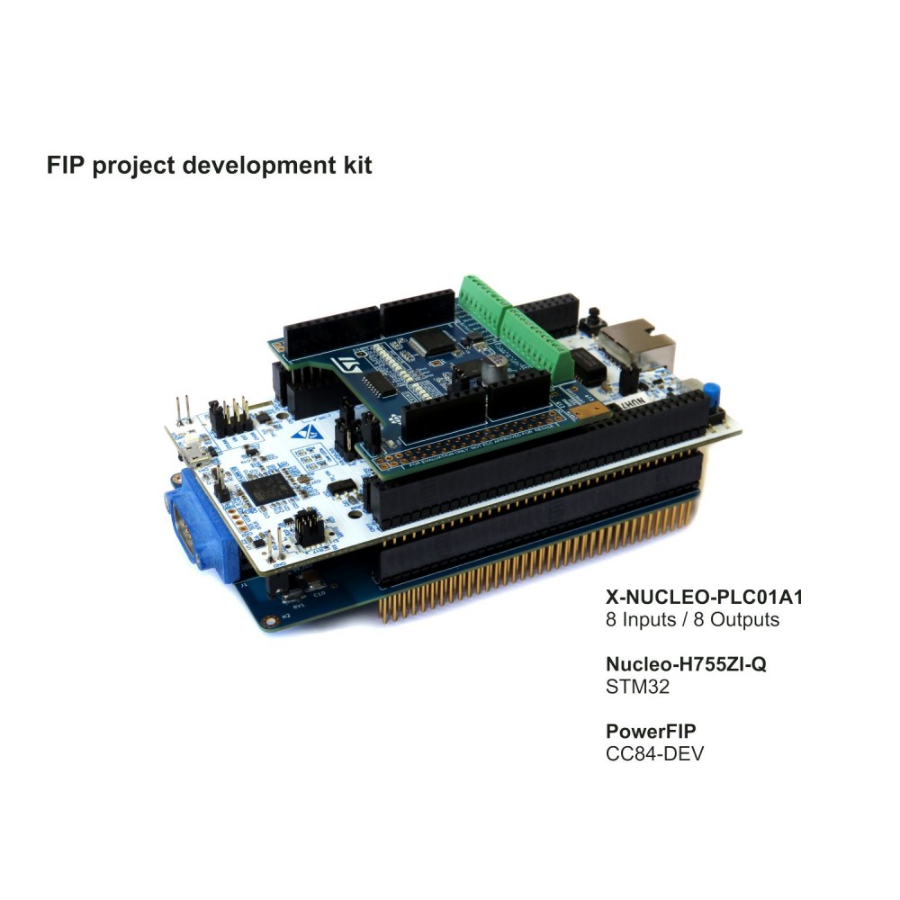 Development board for PowerFIP-CC Master/Slave